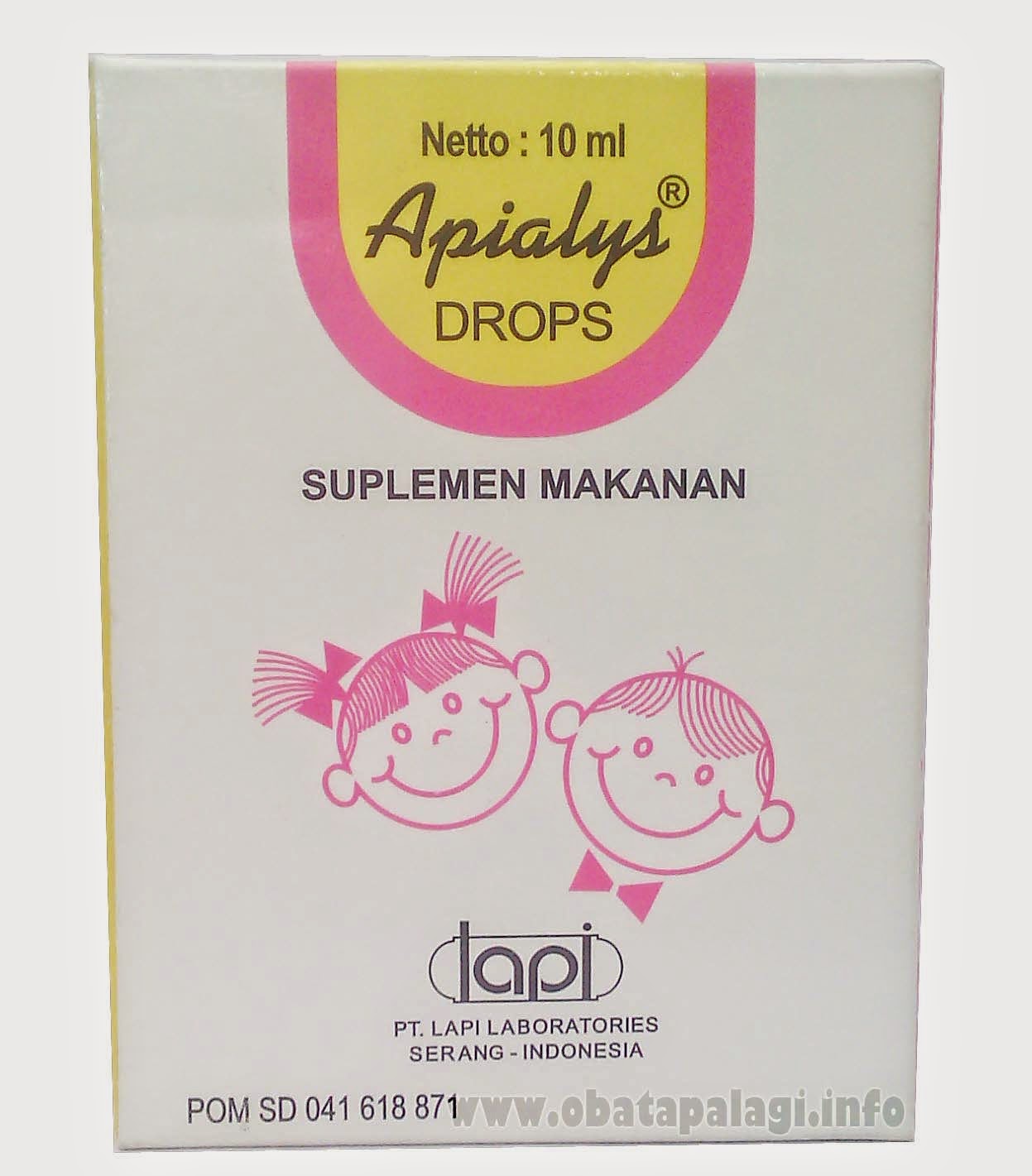 Komposisi Dosis Apialys Drop & Sirup Multivitamin ANAK