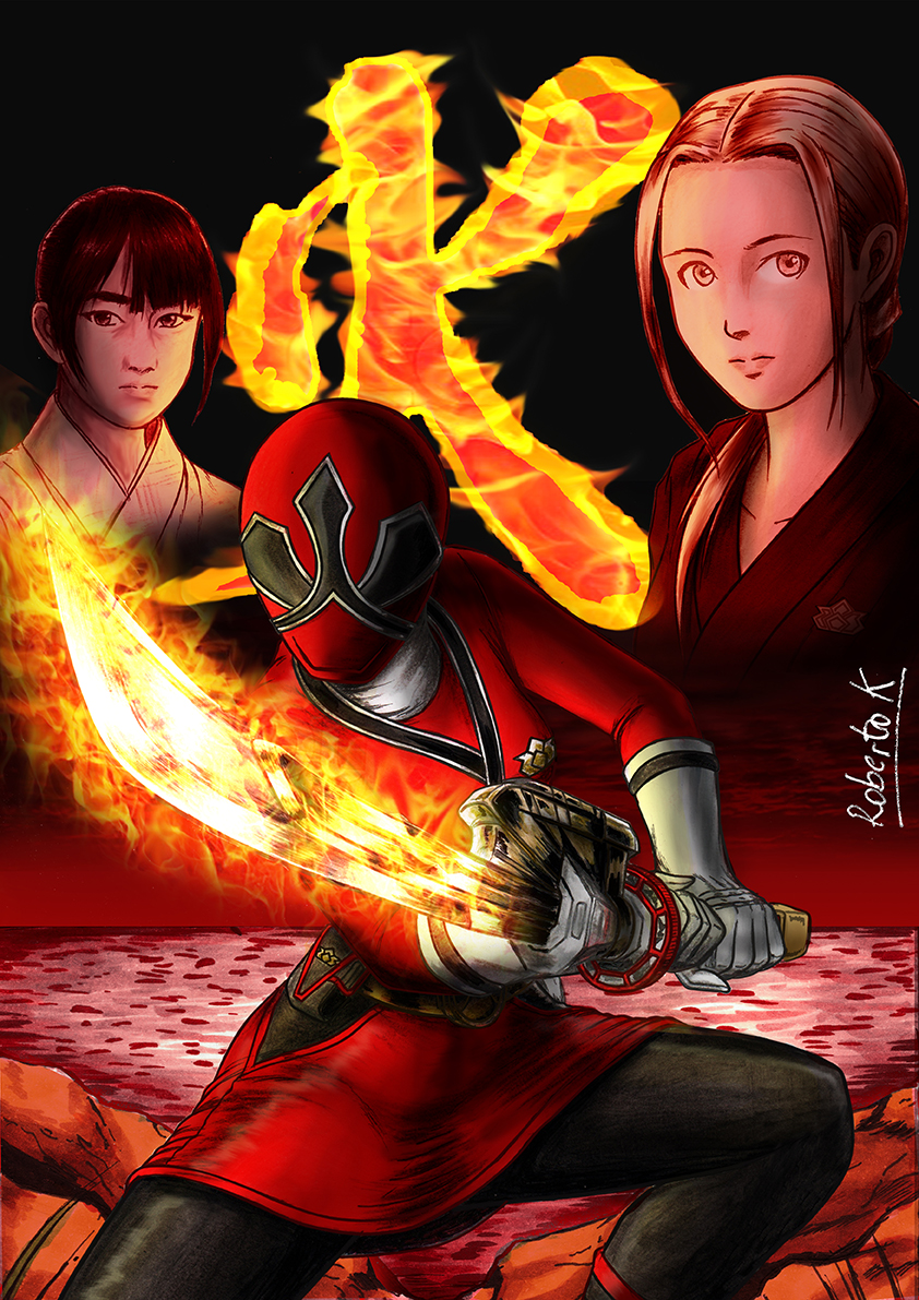 Roberto Kohama: Fan art nº 08: Red Samurai Ranger II/ Lauren Shiba ...
