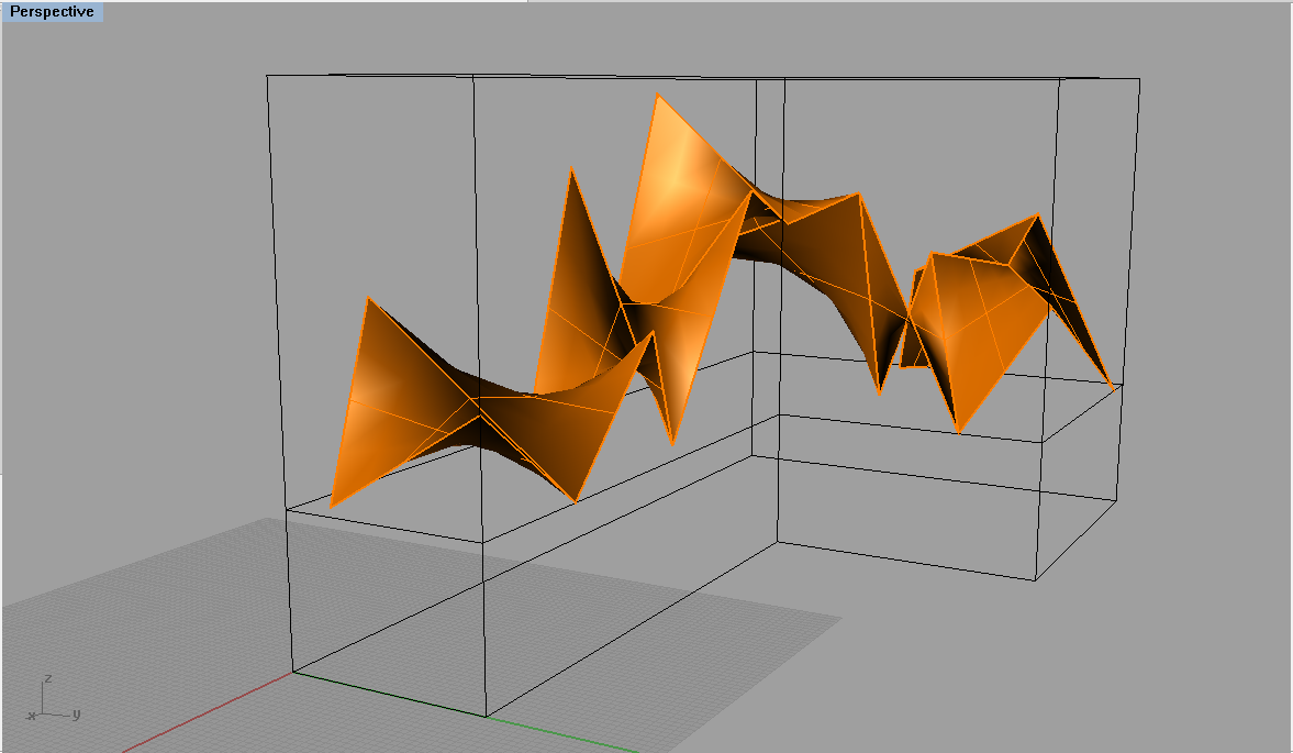 Hyperbolic Paraboloid: Rhino Experiments