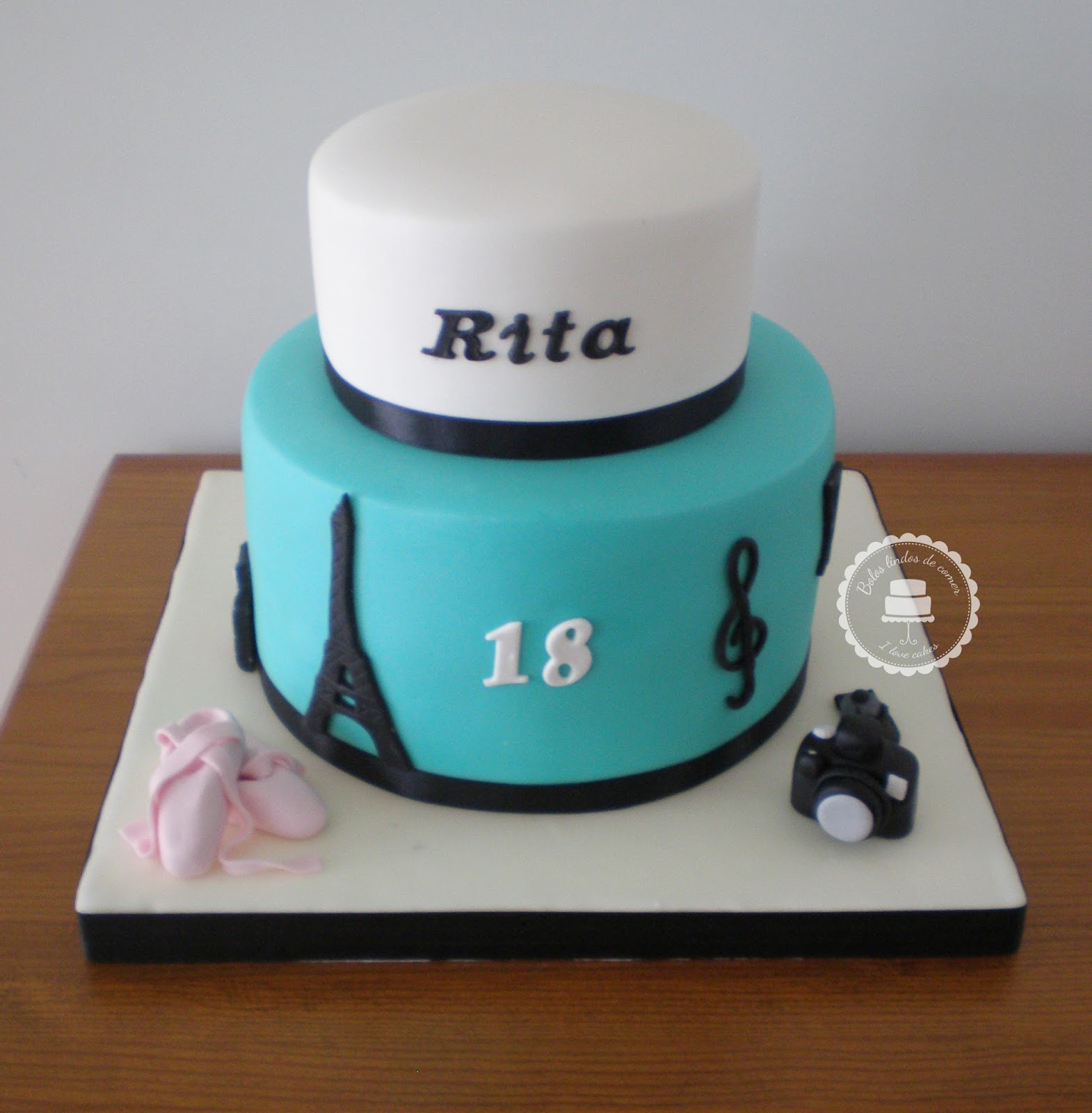 Bolos lindos de comer: Bolo 18 anos Rita /18th Birthday cake