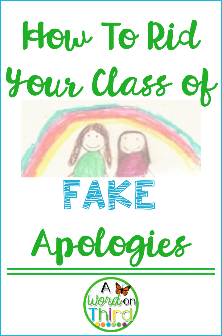 How To Rid Your Class of Fake Apologies | A Word On Third