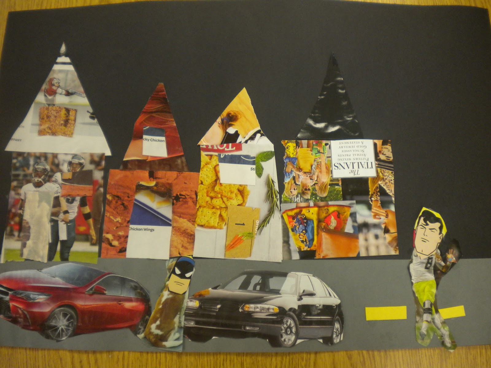 Mrs. Pierce's Polka Dot Spot: Romare Bearden "The Block" Collage