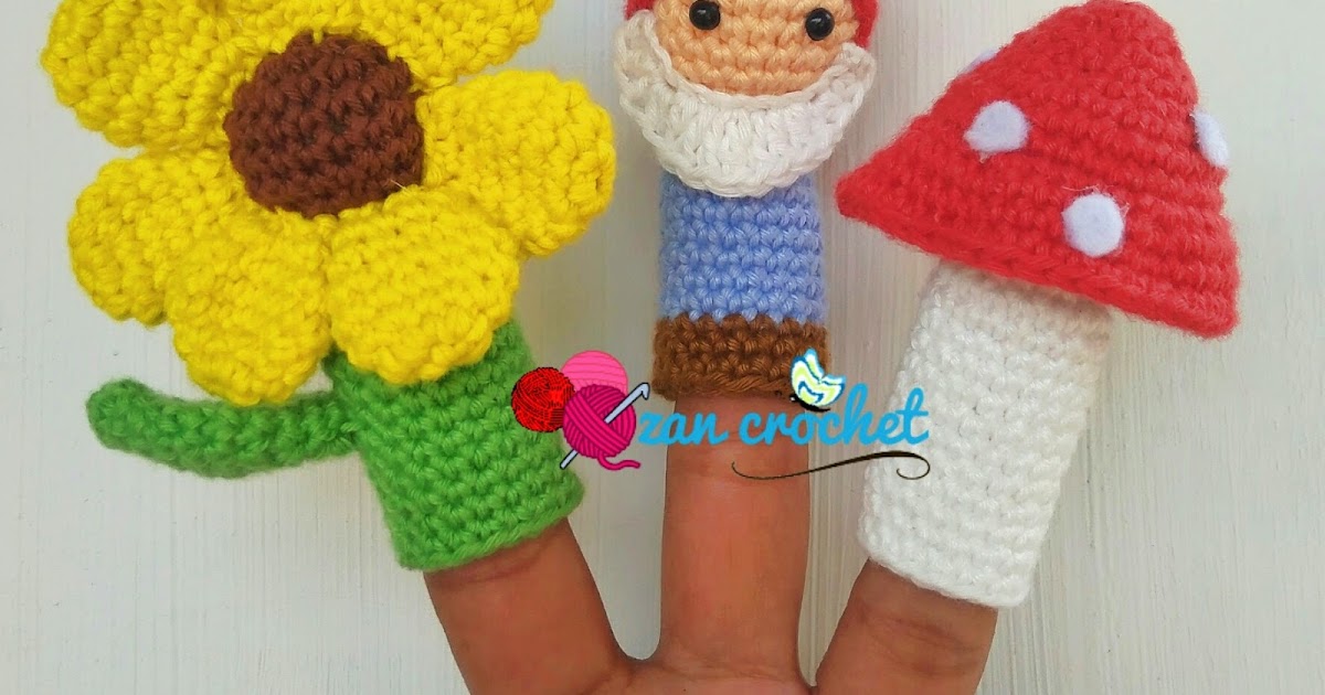 Garden Finger Puppets ~ Zan Crochet