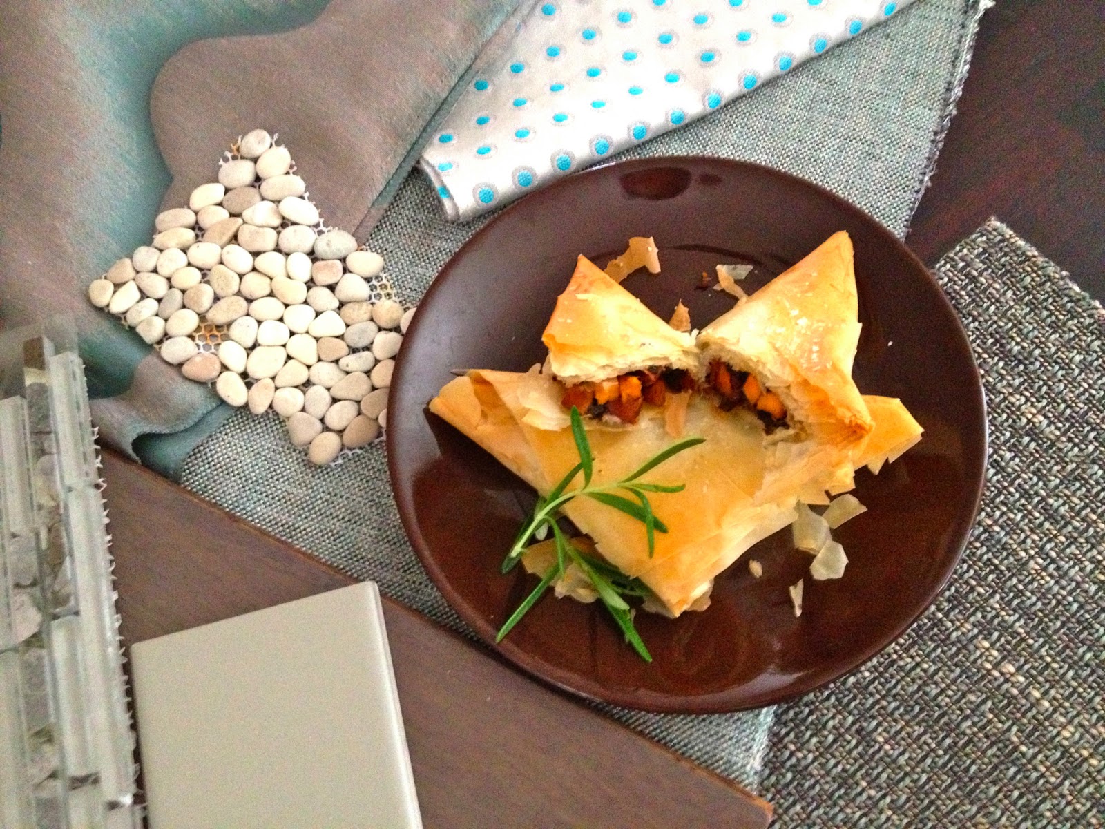 Wasatch Mountain Chef: Balsamic Vegetable Phyllo Triangles