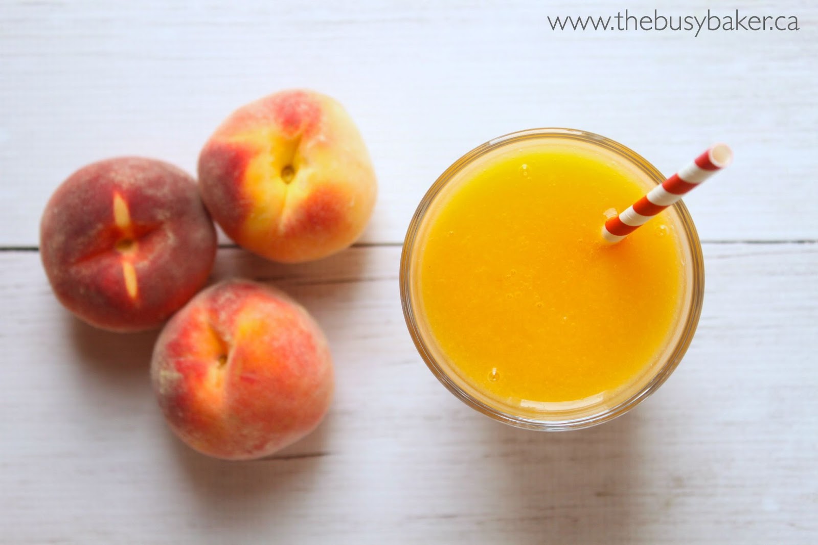 Sparkling Peach Mango Refresher - The Busy Baker