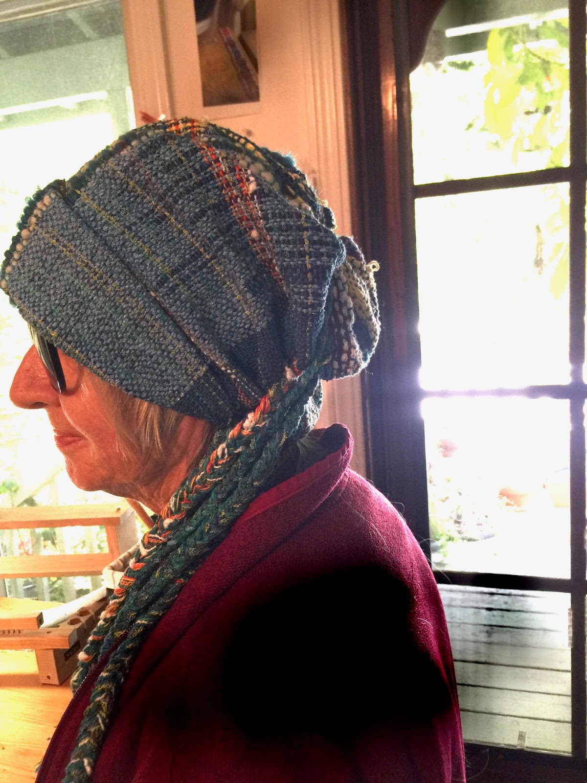 CENTERING WITH FIBER: A Saori hat weaving class at Saori Santa Cruz ...