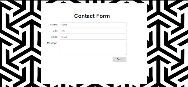 Create A Simple Contact Form Using Html Css