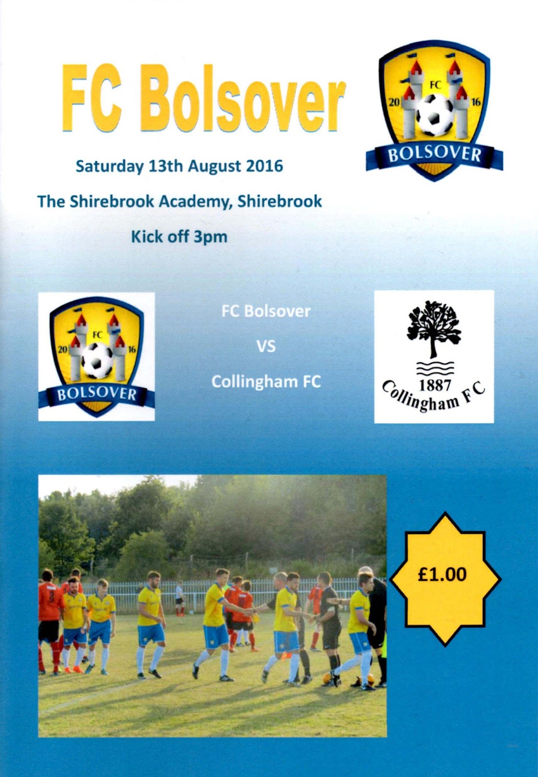 FC Bolsover v Collingham