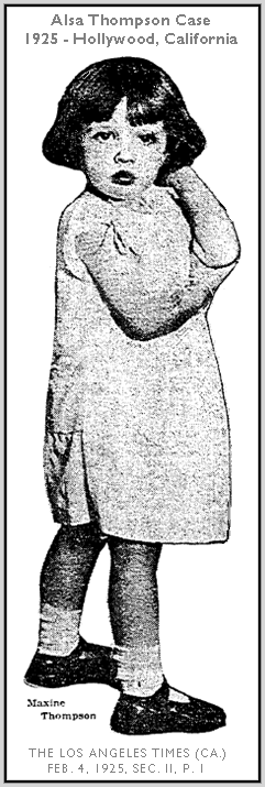 Female Serial Killer Index: Alsa Thompson - The Los Angeles Times ...