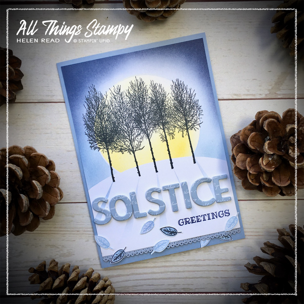 All Things Stampy: Winter Solstice Card for Holiday Blog Hop