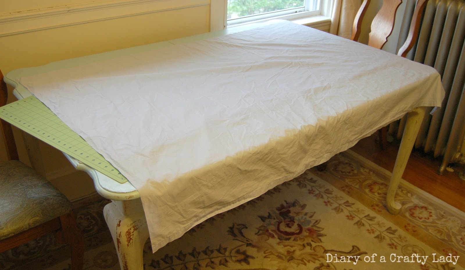 Diary of a Crafty Lady: Sheet Fort - Over the Table