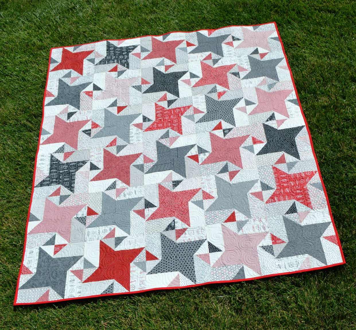 Happy Quilting: Fat Quarter Flowers - A New Finish and Shortcut Quilt!!!