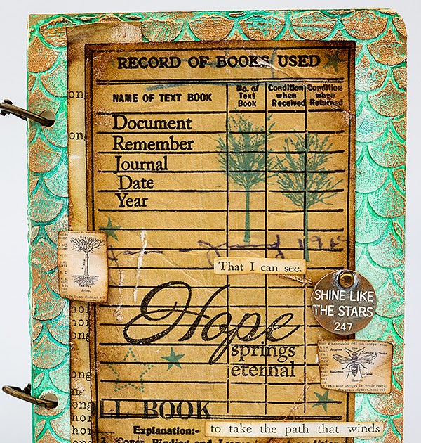 Layers of ink: Textured Notebook Tutorial