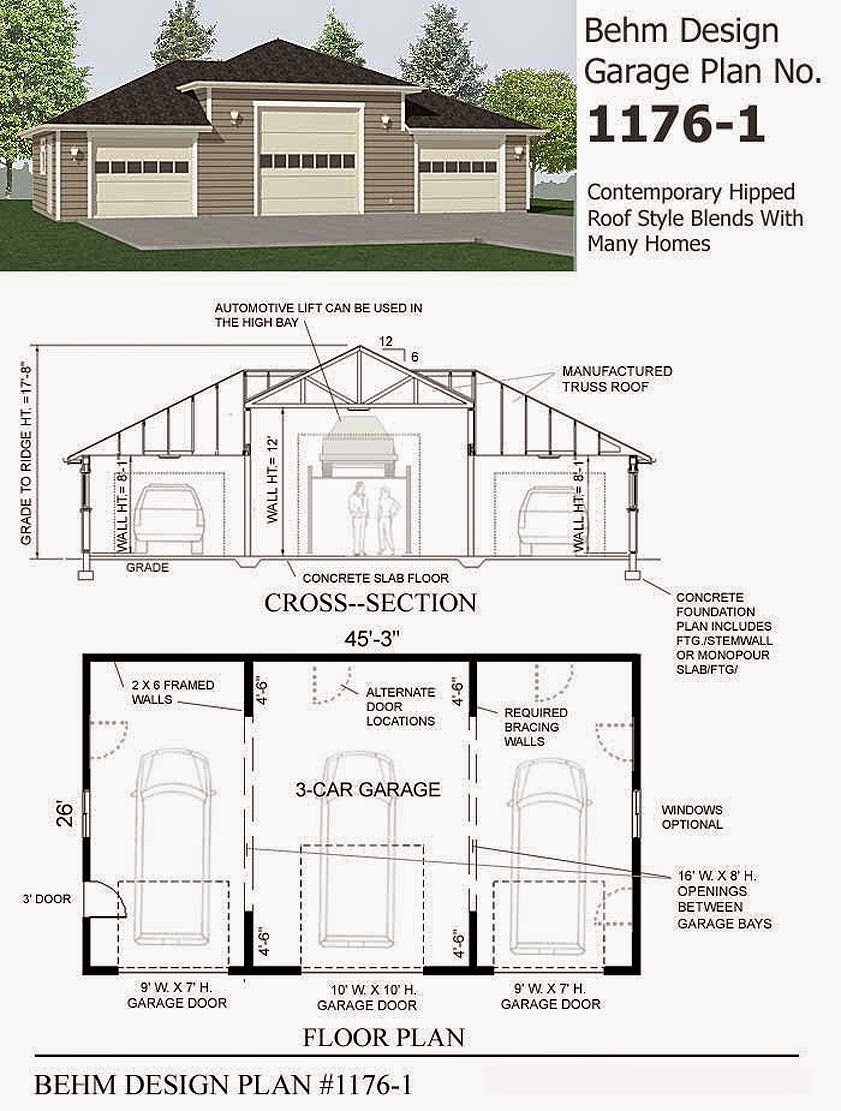 Garage Plans Blog - Behm Design - Garage Plan Examples: Garage Plan ...