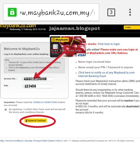 Contoh Access No Maybank - AnayazebCooper