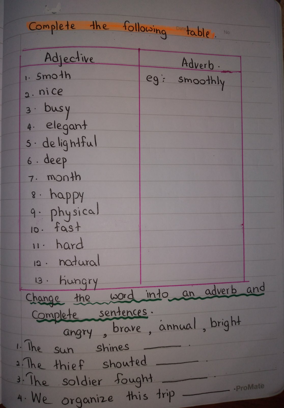 English Language - Grade 10