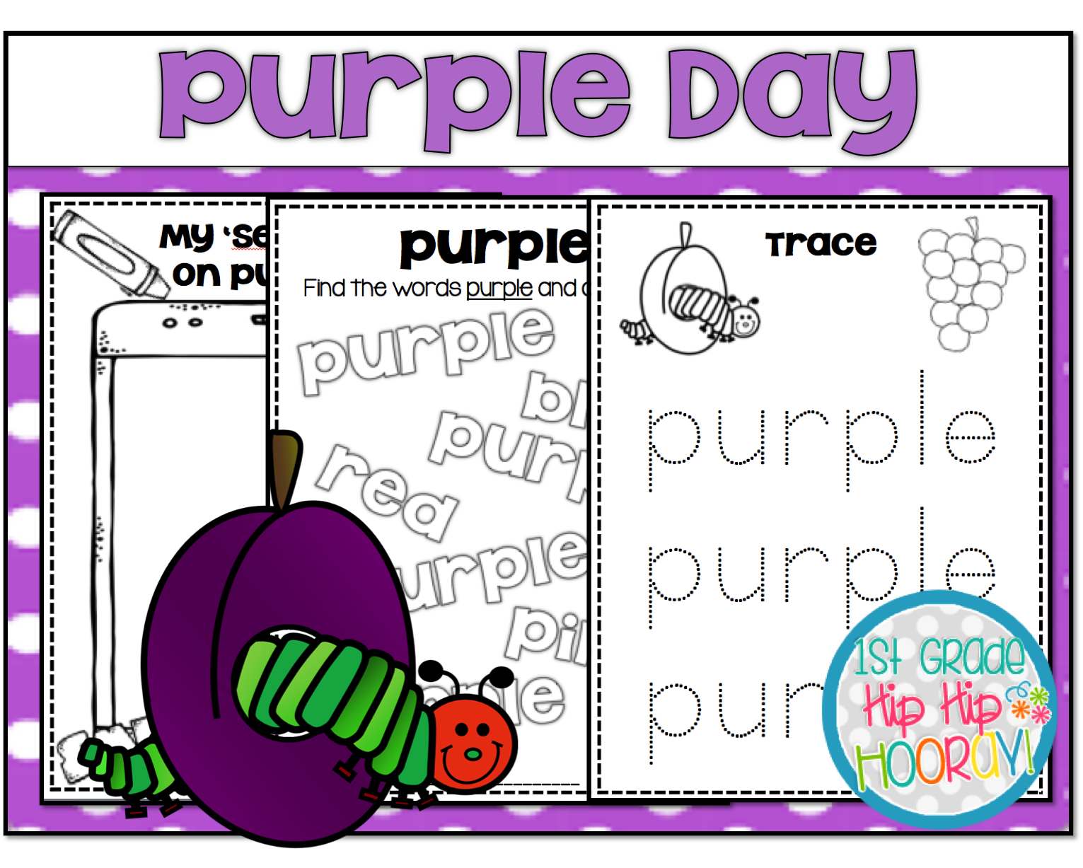 1st Grade Hip Hip Hooray Purple Day 1st-grade-hip-hip-hooray-purple-day