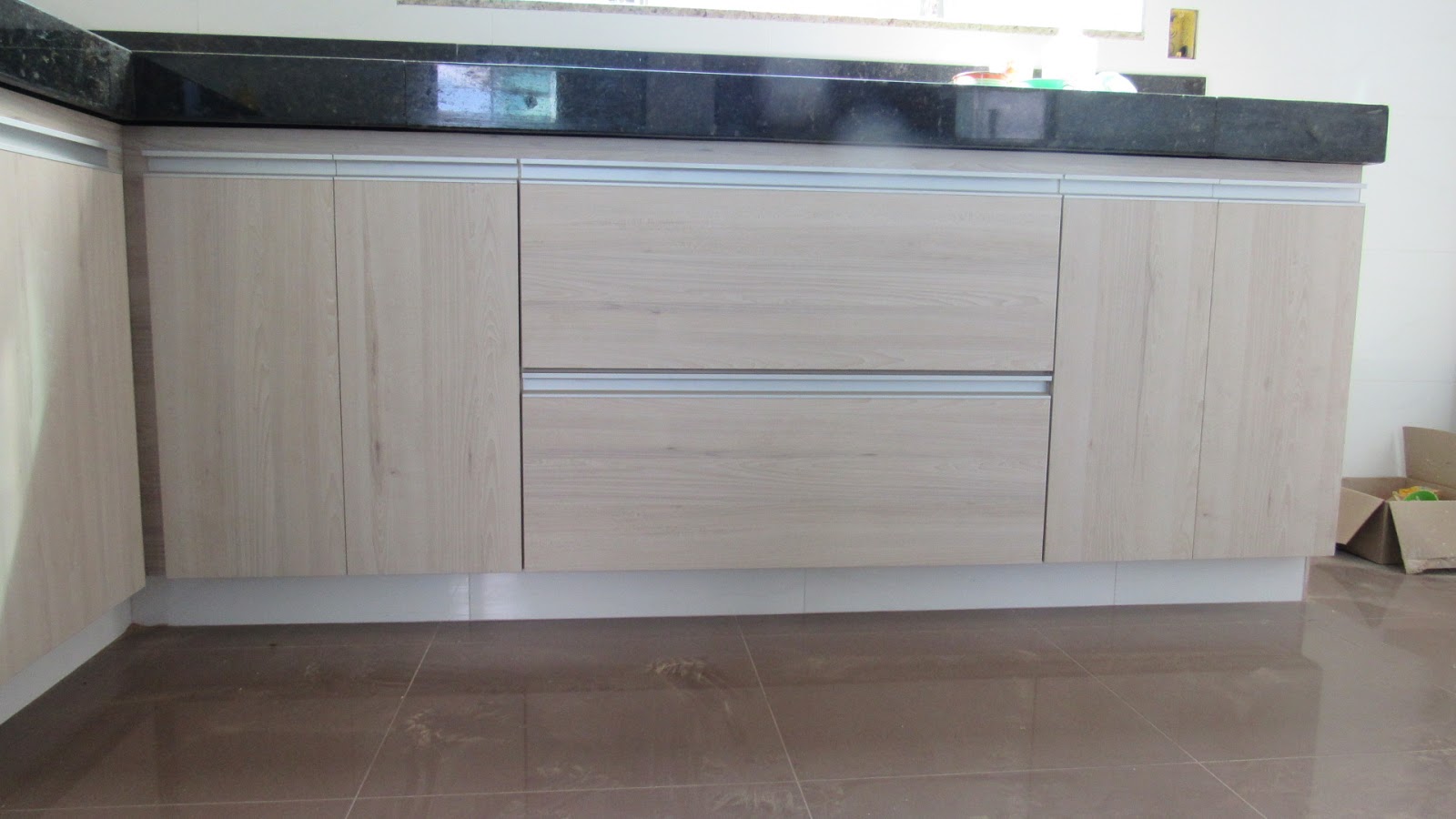 Marcenaria Adventus: cozinha inferior em mdf Tokai Nature