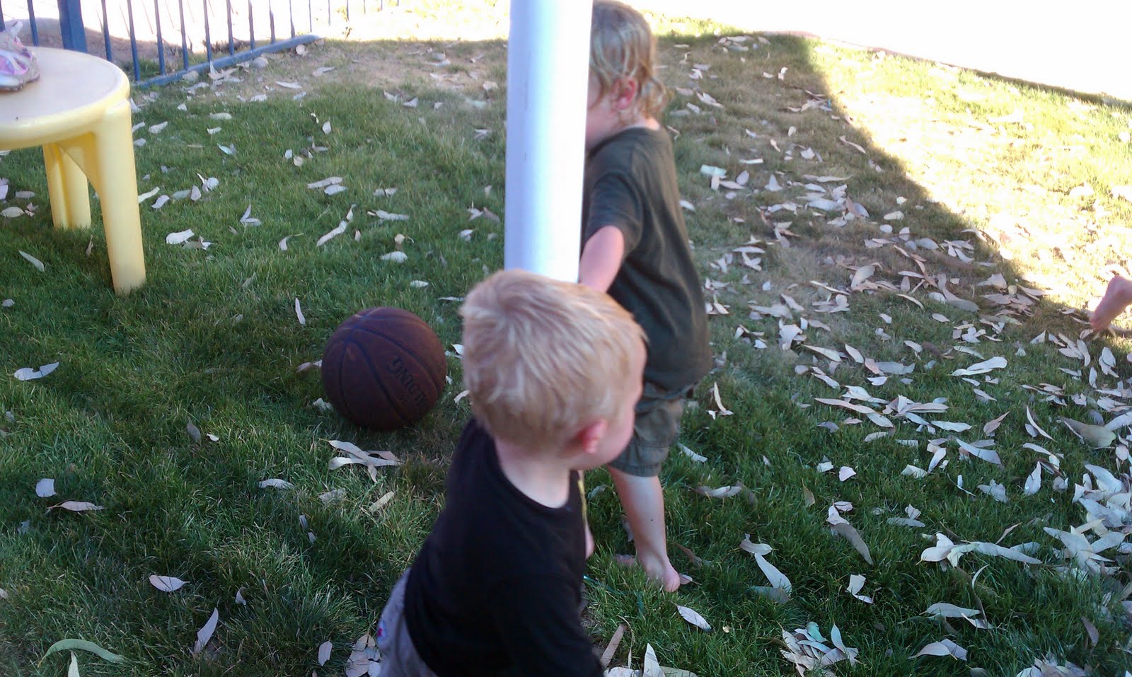 Play-Based Classroom: Running around the pole