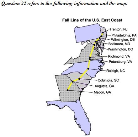 My Blog for Geology with Dr. Rood!: Fall Line Cities