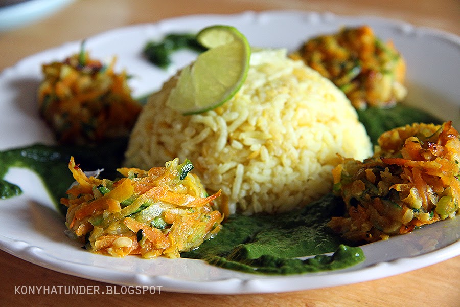 Én így főzök... a.k.a. Konyhatündér: Zöldségröszti spenótkrémmel