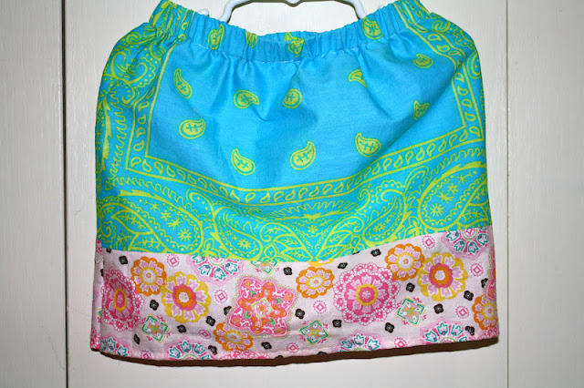 From Our Home: DiY bandana skirt tutorial