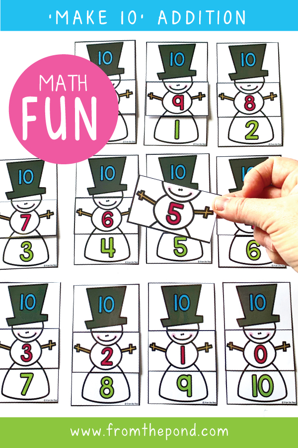 Snowmen Addition Fun | From the Pond