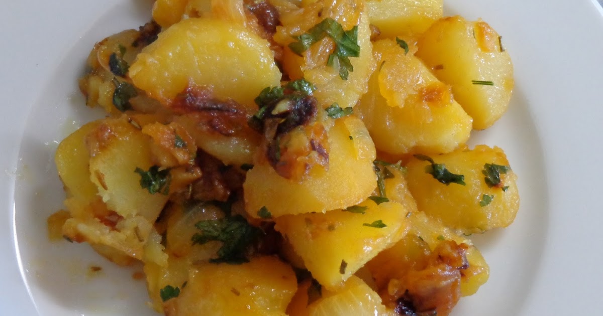 LA COCINA DEL POLLO: PAPAS GUISADAS CON CEBOLLA ACARAMELADA