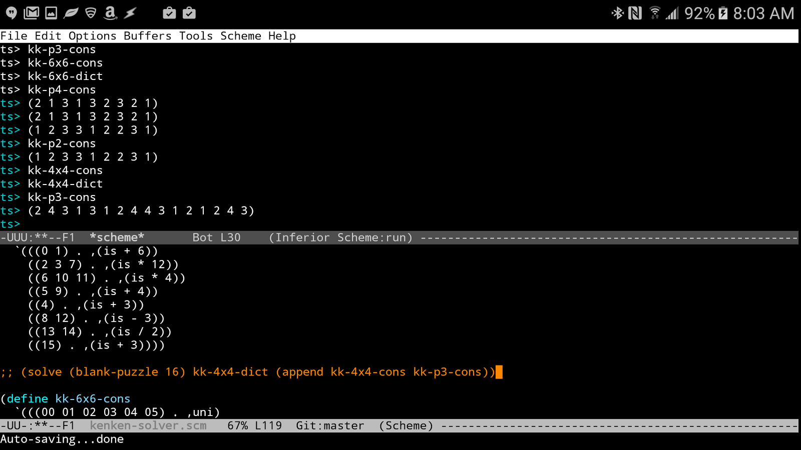 Ben's Journal: The KenKen Solutiont that Can't