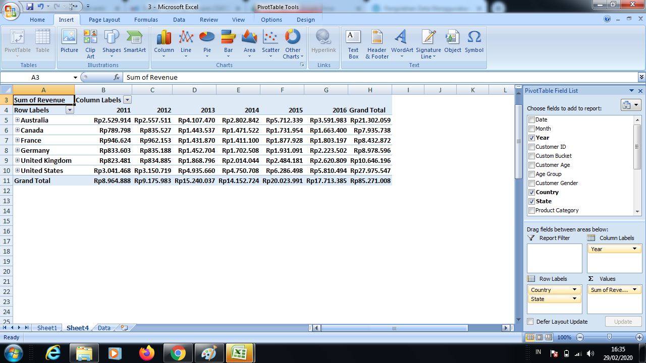 Pengolahan Data Menggunakan Excel