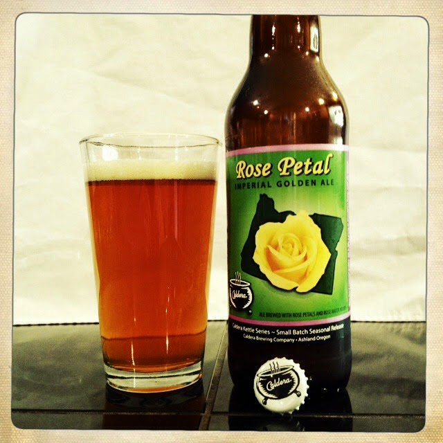 NorCal Beer Blog: Caldera Brewing Company Rose Petal Imperial Golden Ale
