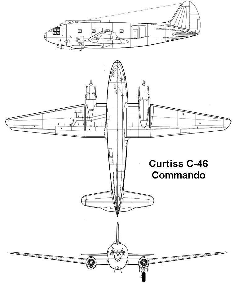 Notas perdidas en la web: El olvidado Curtiss C-46 Commando