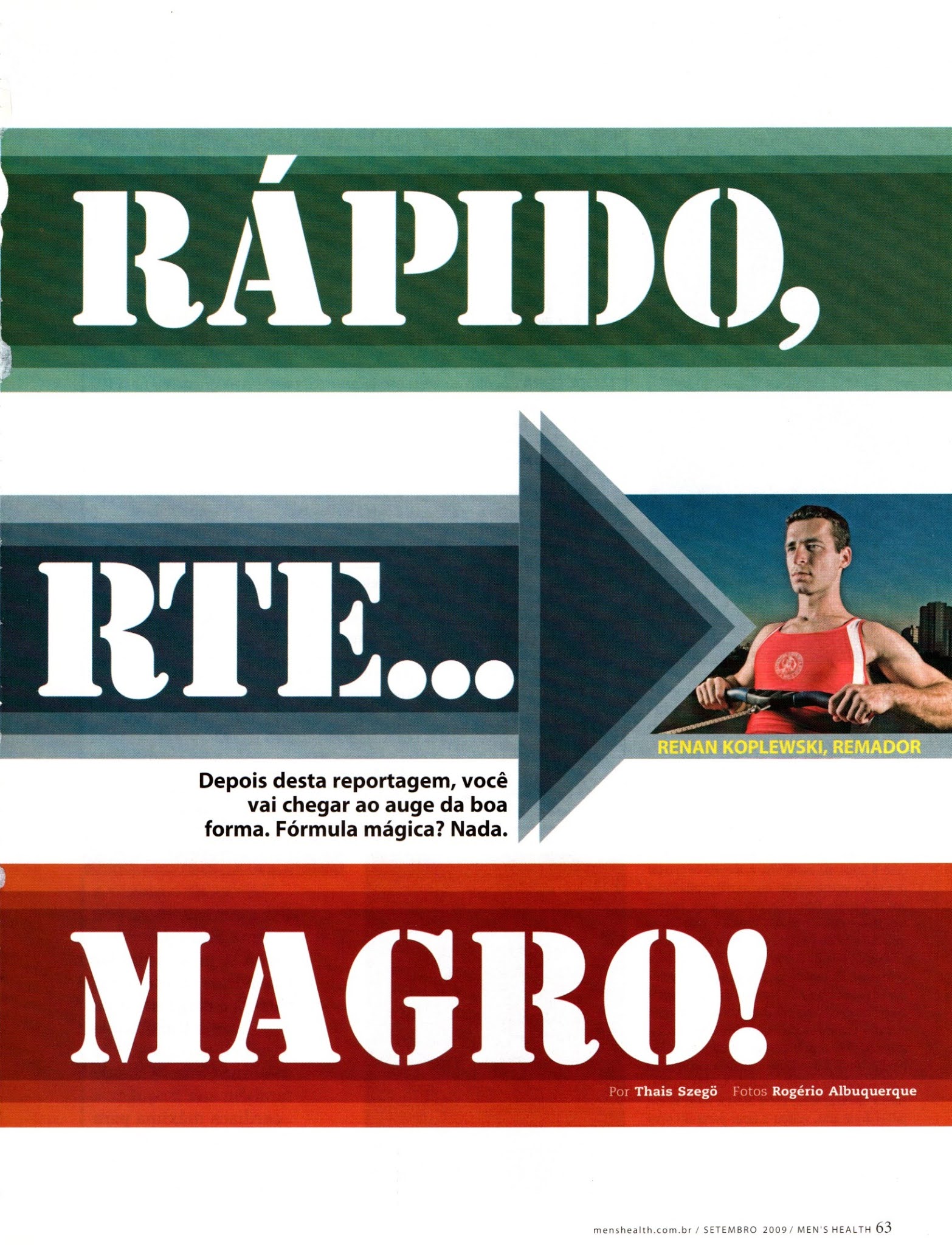 Revista Men's Health: Mais rápido, Mais forte... Mais magro!