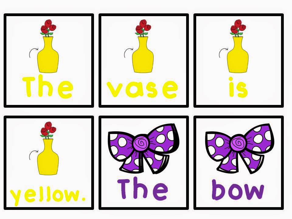 Dr. Clements' Kindergarten : Pocket Chart Activities (Color Word Sentences)