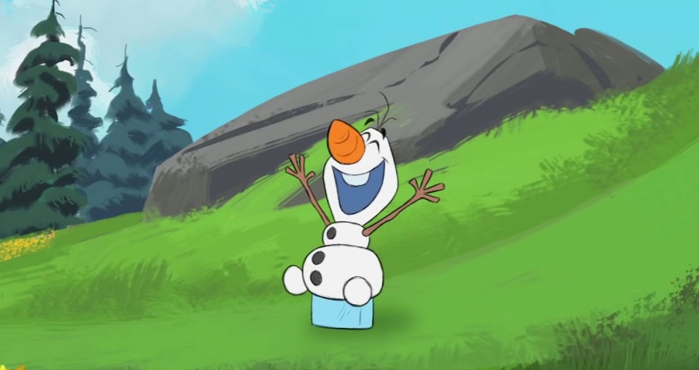 Disney at Heart: Olaf Discovers A Marvelous Use For Ice In This At Home ...