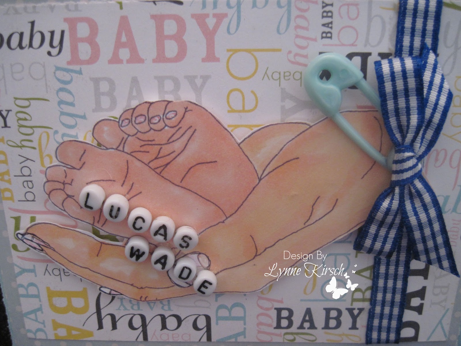Her Craftiness: Welcome Lucas Wade New Baby Card for Creative Ladybirds ...