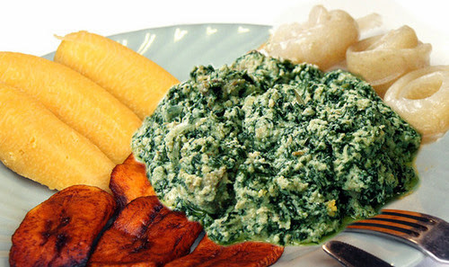 Mohmanyang: Ndolé, plantains, miondo