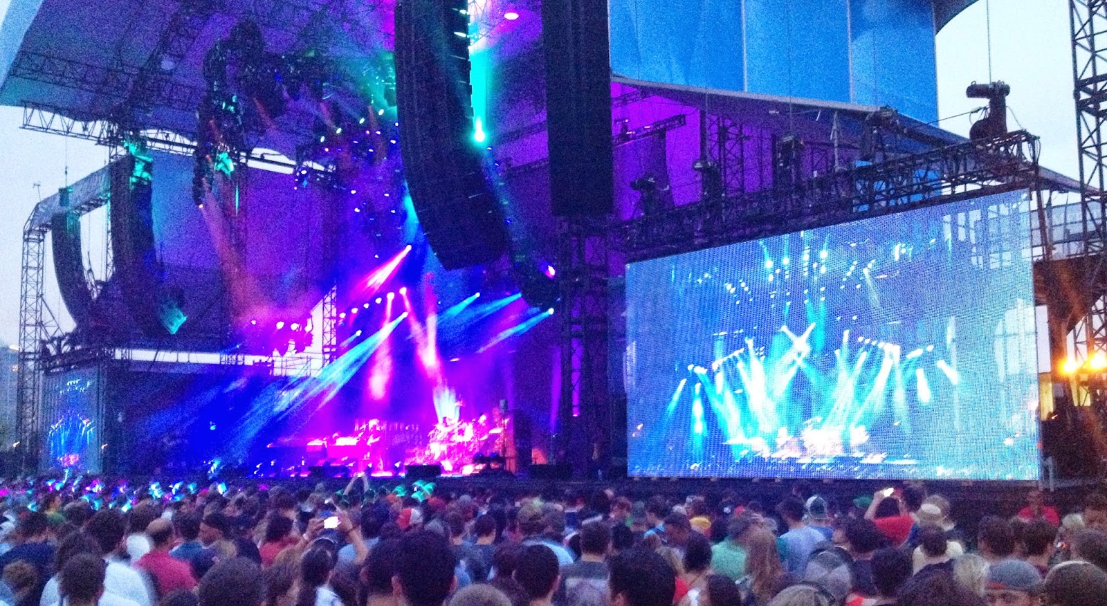 ramblings of a concert junkie: Phish, FirstMerit Bank Pavilion at ...