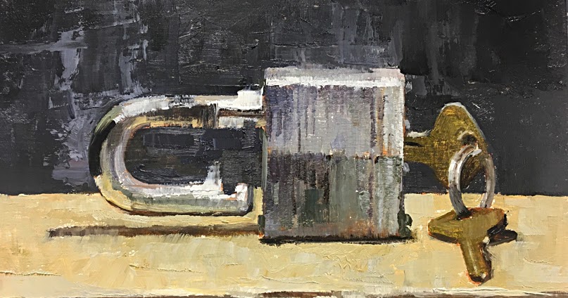 Daily Painting: Lock and Keys 5x7