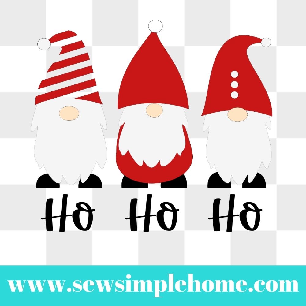 Free Christmas Gnome SVG | Sew Simple Home
