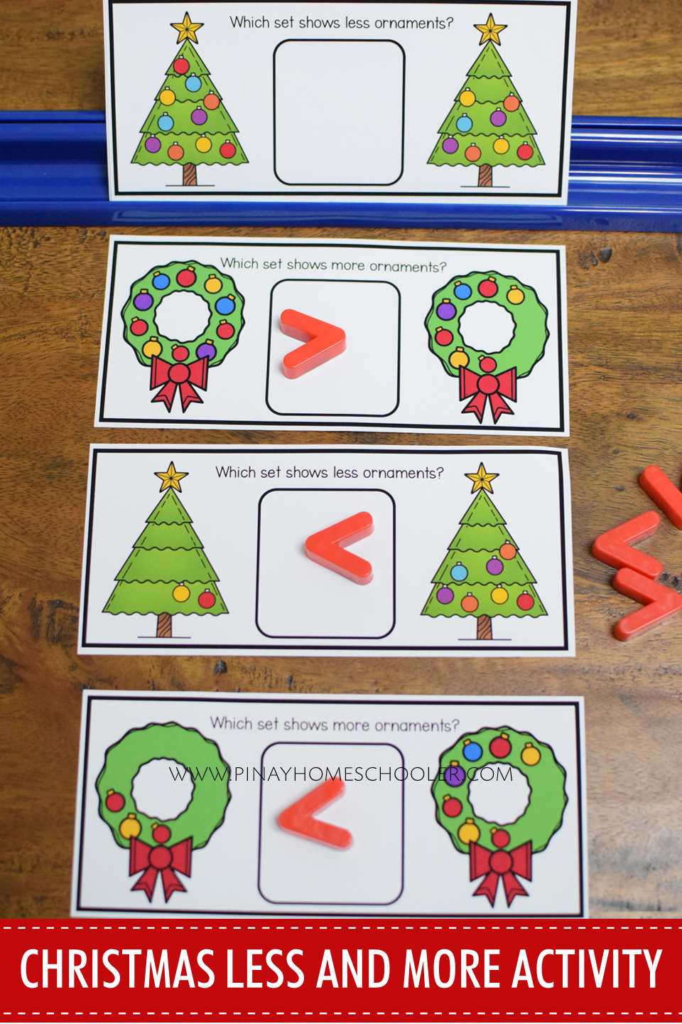 Hands-on Less and More Counting Activities | The Pinay Homeschooler