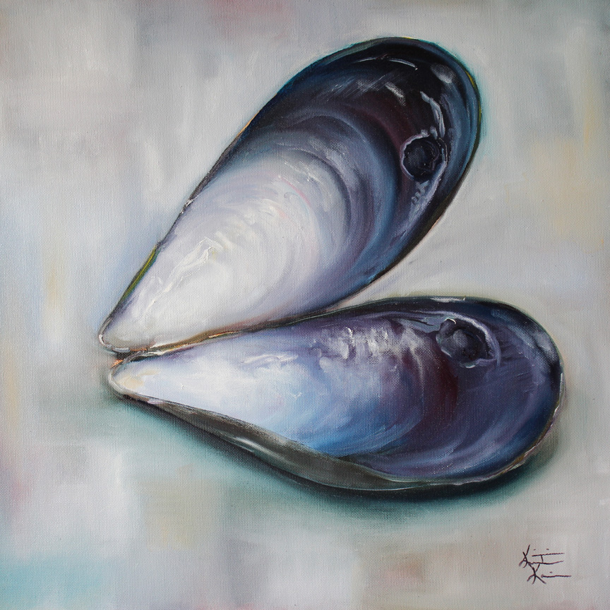 Contemporary Artists of Texas: Mussel Shells by Coastal Artist and ...