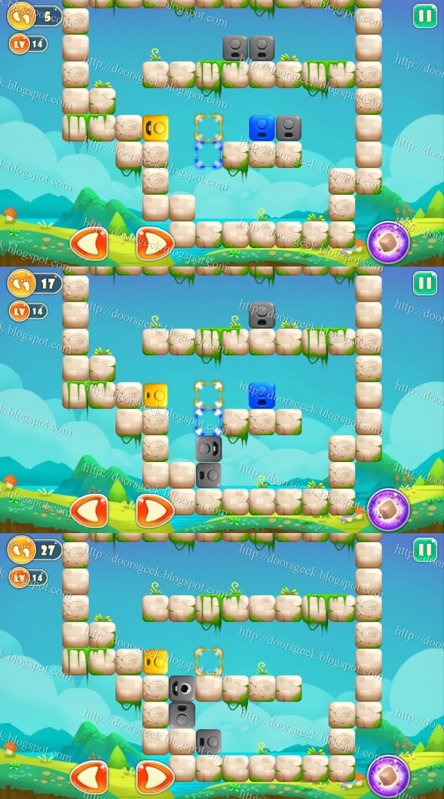 Block Mania [World 1] Level 14 ~ Doors Geek