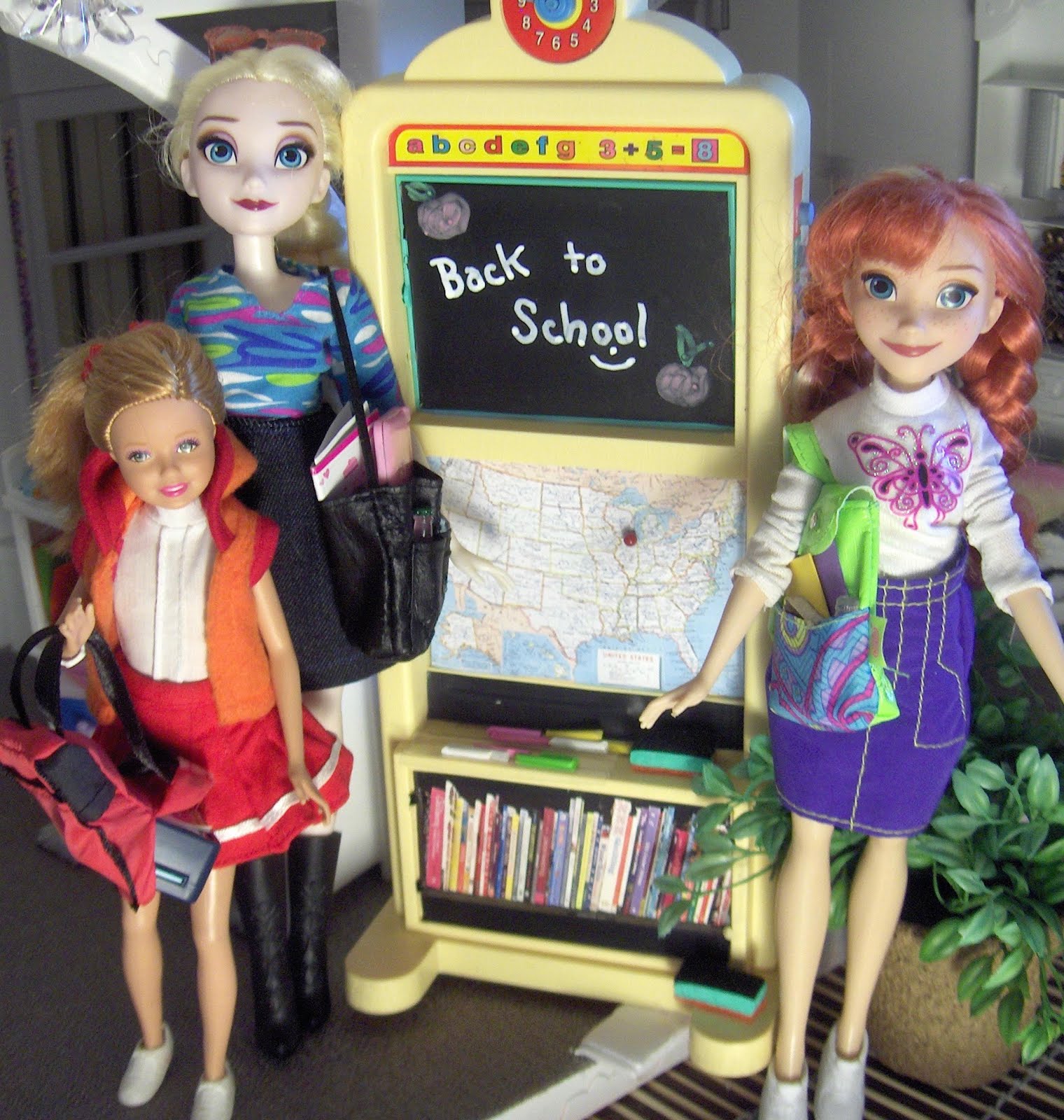 Barbie:OldNewGreenRedo : Back to School