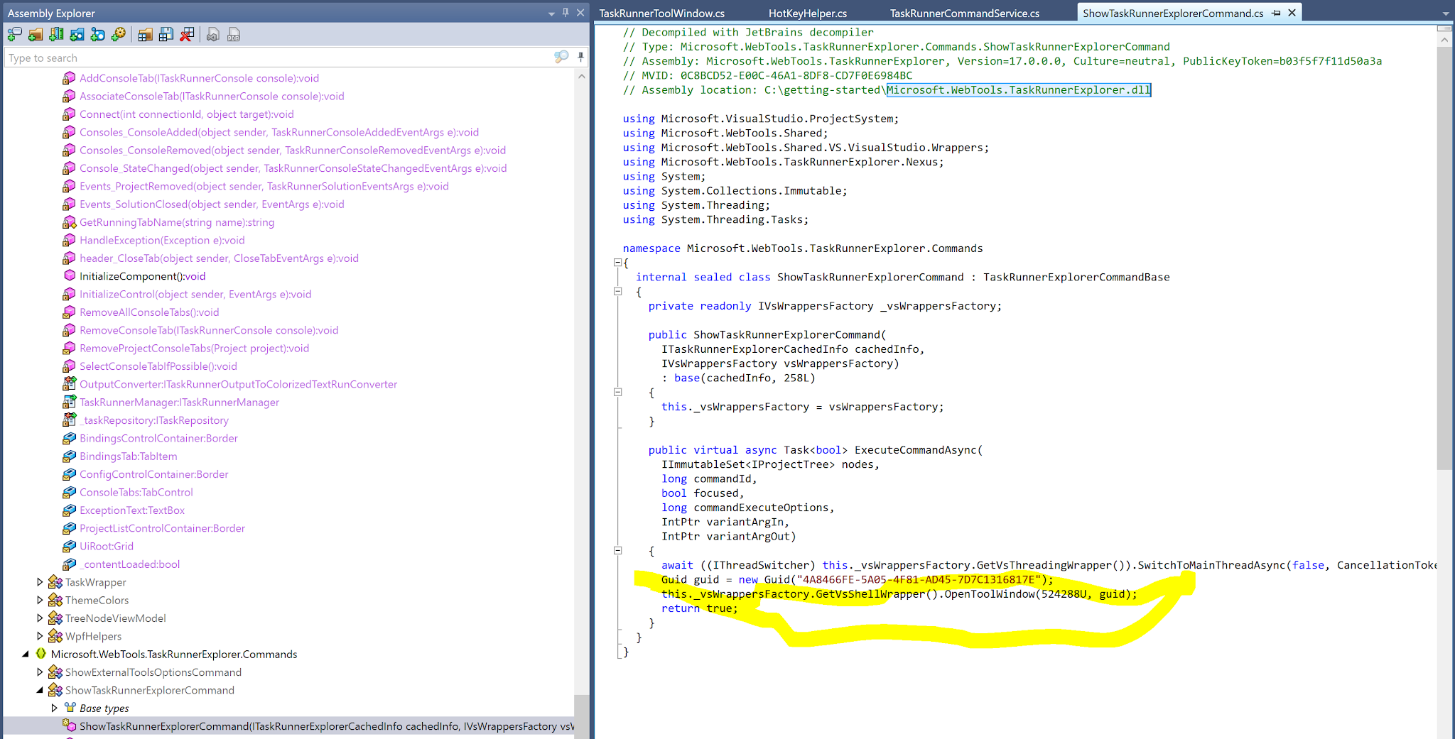 Visual Studio 2022 Preview 2.1 Task Runner Explorer not appearing