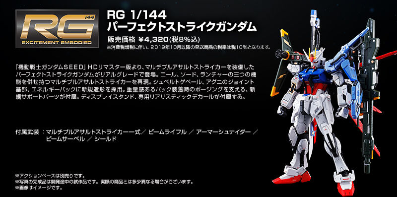 Rg Perfect Strike Gundam