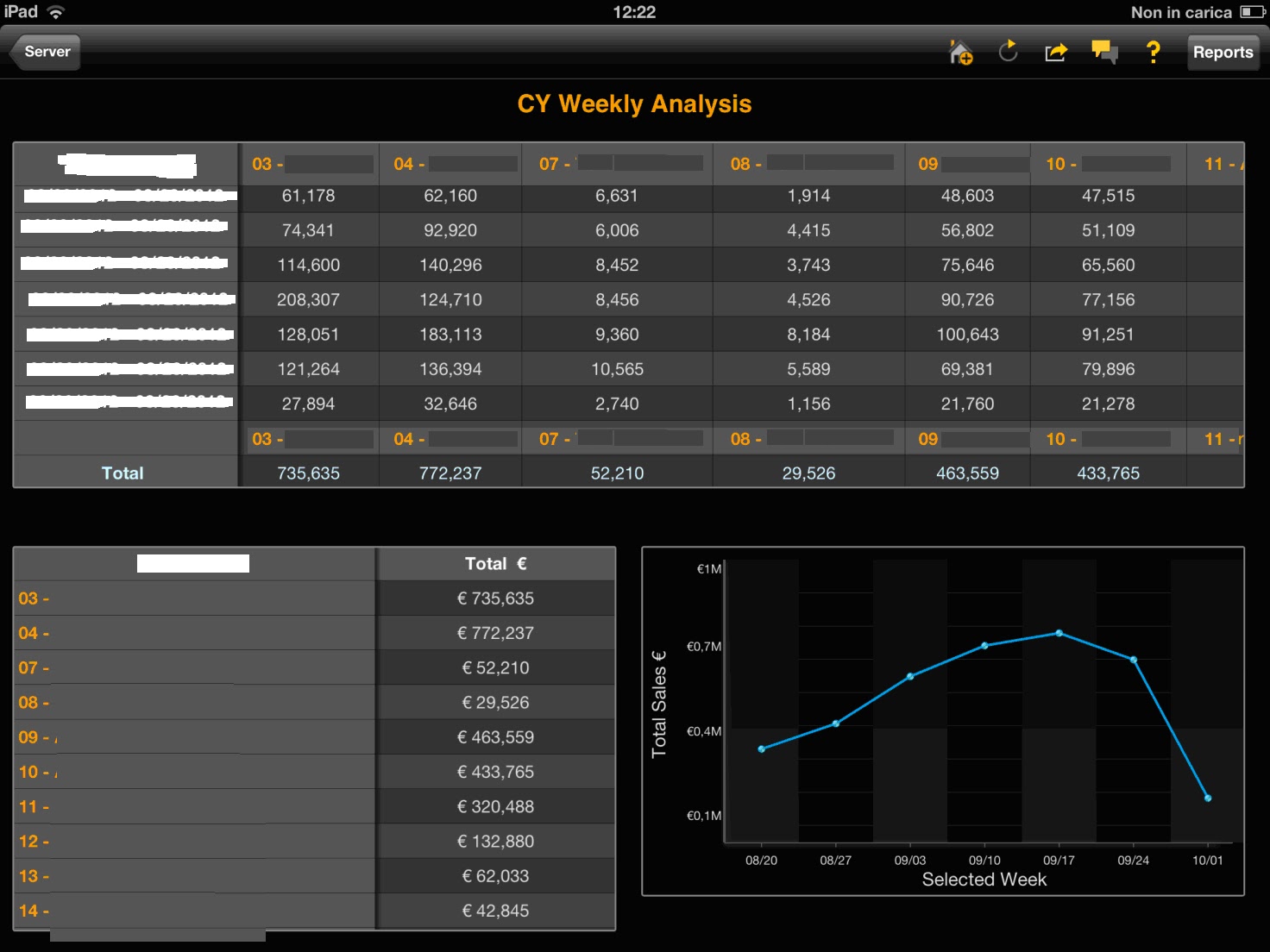 SAP BI MOBILE REPORTS for IPAD | SAP Business Objects 4.0