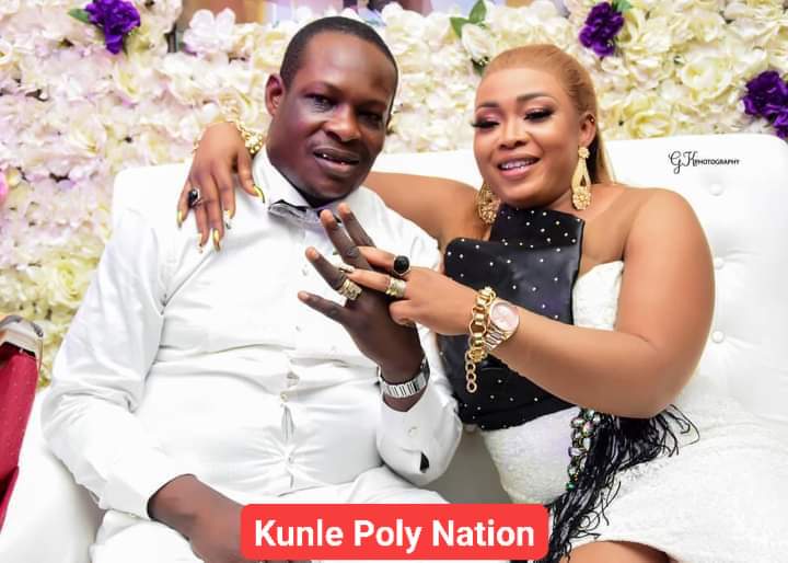 Pictures of Kunle Poly and his wife, Olayinka Lawal