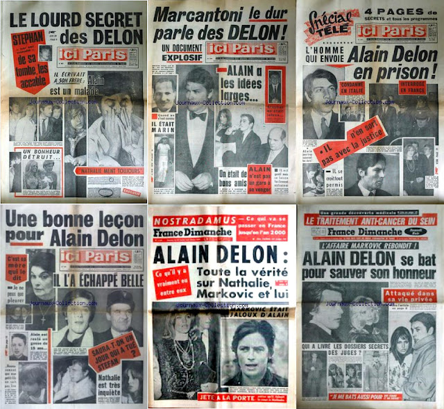 ALAIN DELON: EL CASO MARKOVIC. L'AFFAIRE MARKOVIC TEXTOS