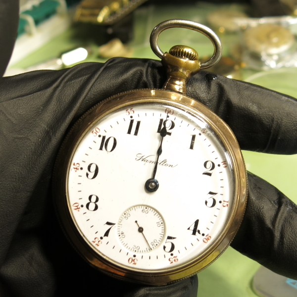 Vintage Hamilton Watch Restoration: 1898 936 Pocket Watch